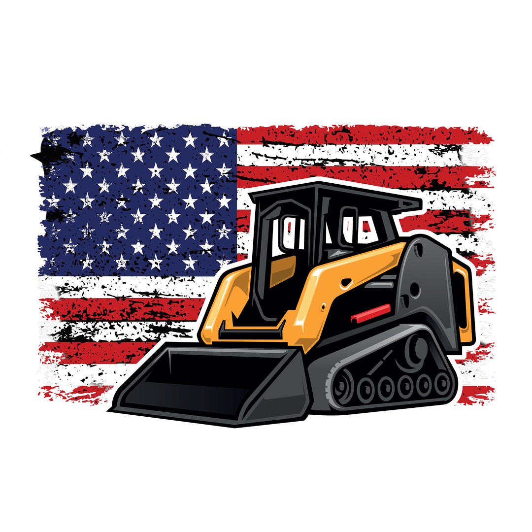 Skid Steer Loader Svg Download Heavy Construction Machinery Svg Png ...