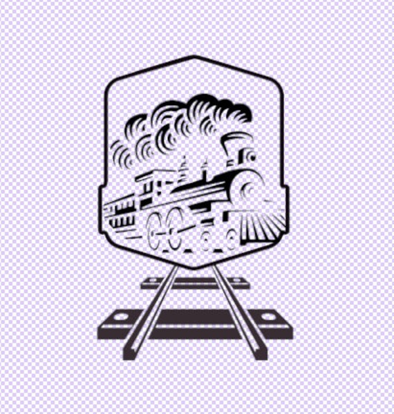 Locomotive Rail Road Svg Digital Download Train Logo Steam | Etsy