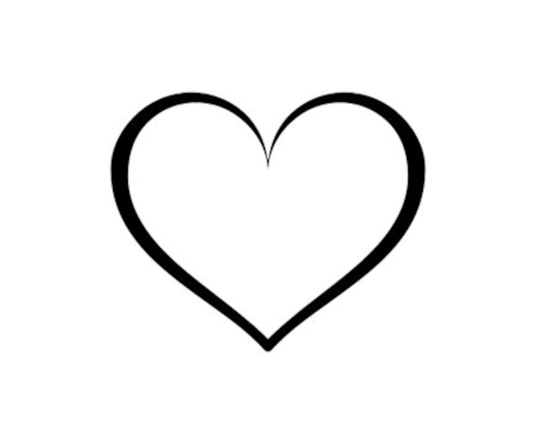 Black Heart Svg Download, Heart SVG, Sketch, Hand Drawn Heart Svg ...