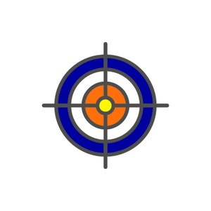 Target Svg Png Digital Download Cut File, Svg Silhouette Clipart ...