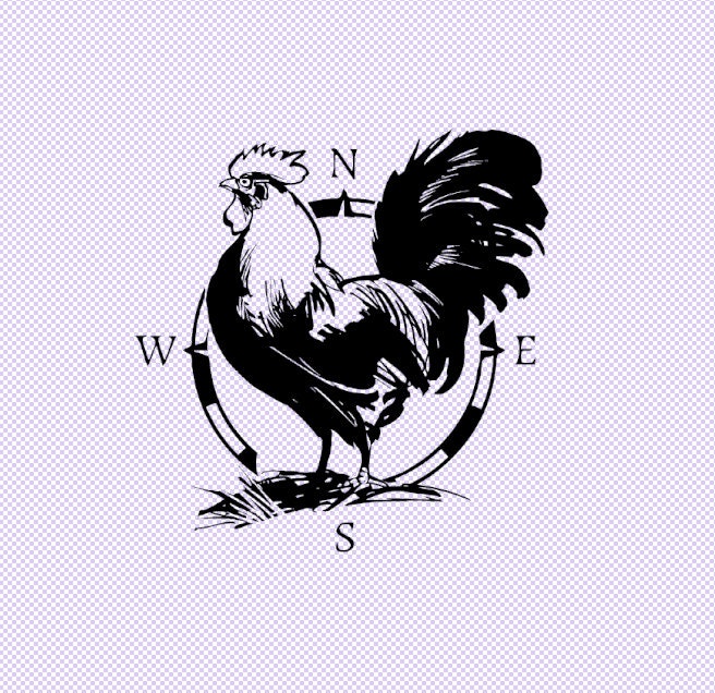 Rooster Compass Svg Png Download Farm Life Animal Morning - Etsy