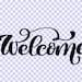 Welcome SVG, Fancy Font, Digital Download (Instant Download) - Etsy