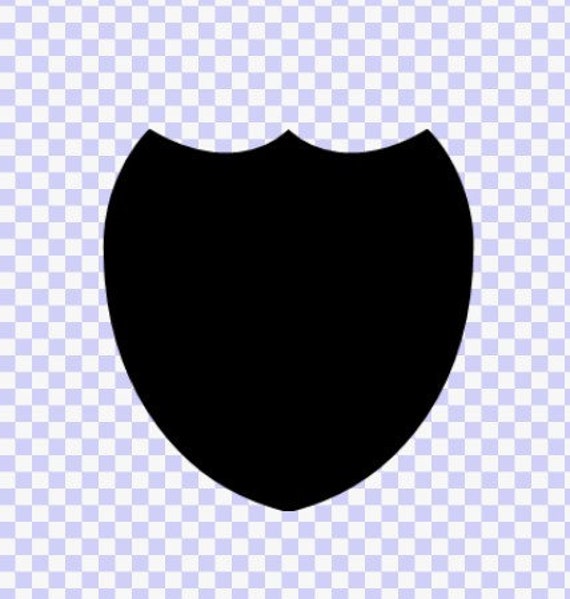 Police Shield Badge Silhouette
