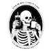 Skeleton Iced Coffee PNG JPG Digital Download, Hiking Vector File ...