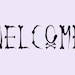 Gothic Welcome SVG Download Saying in Gothic Bones Font - Etsy