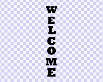 Welcome SVG Vertical - Etsy