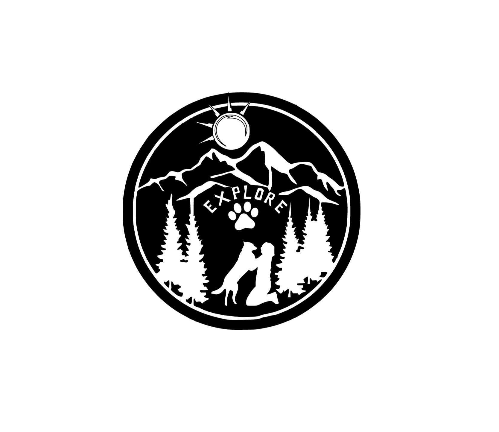 Hiking Dog Love SVG Instant Download Cut File Outdoors | Etsy