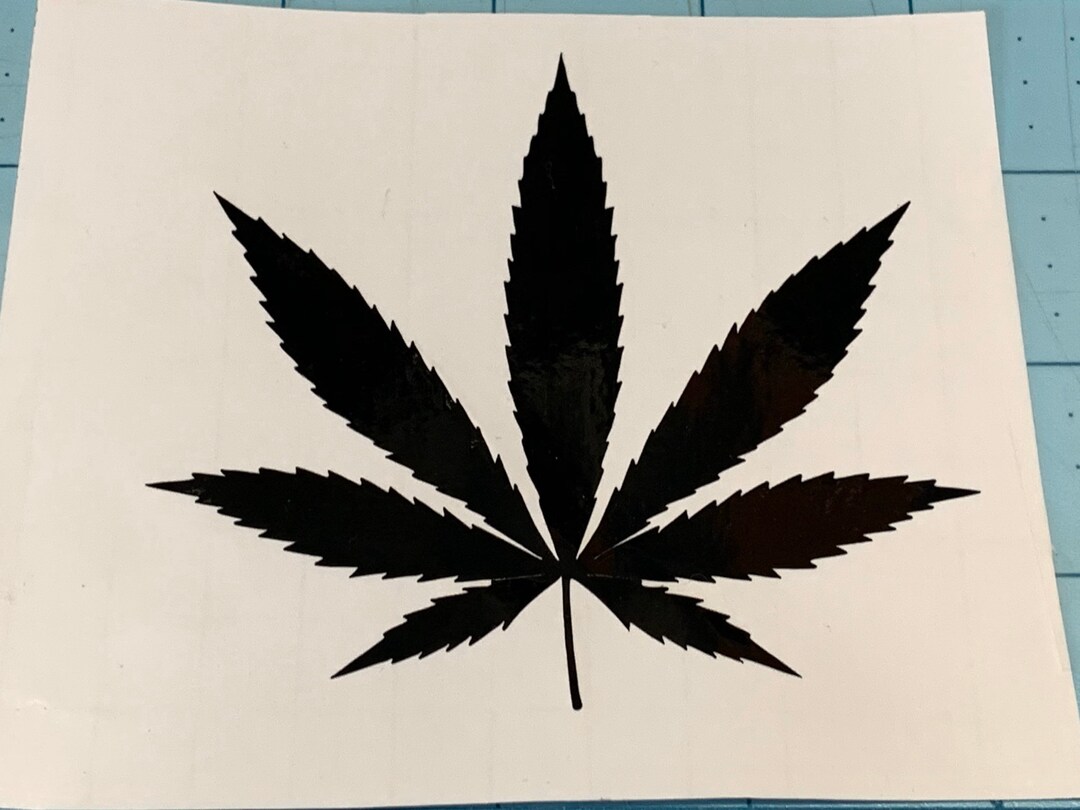 Stoner Decal Sticker, Cannabis Vinyl Decal ,black Sticker, Laptop Decal, Window Decal Sticker ...