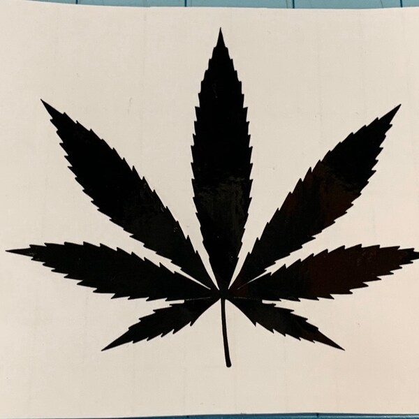 Marijuana Window Decal - Etsy