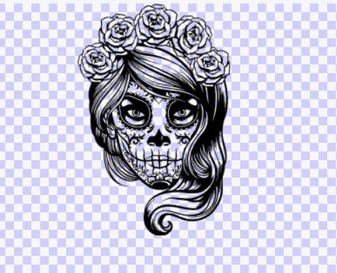 Woman Sugar Skull SVG PNG Download Cut File Svg Sugar Skull - Etsy