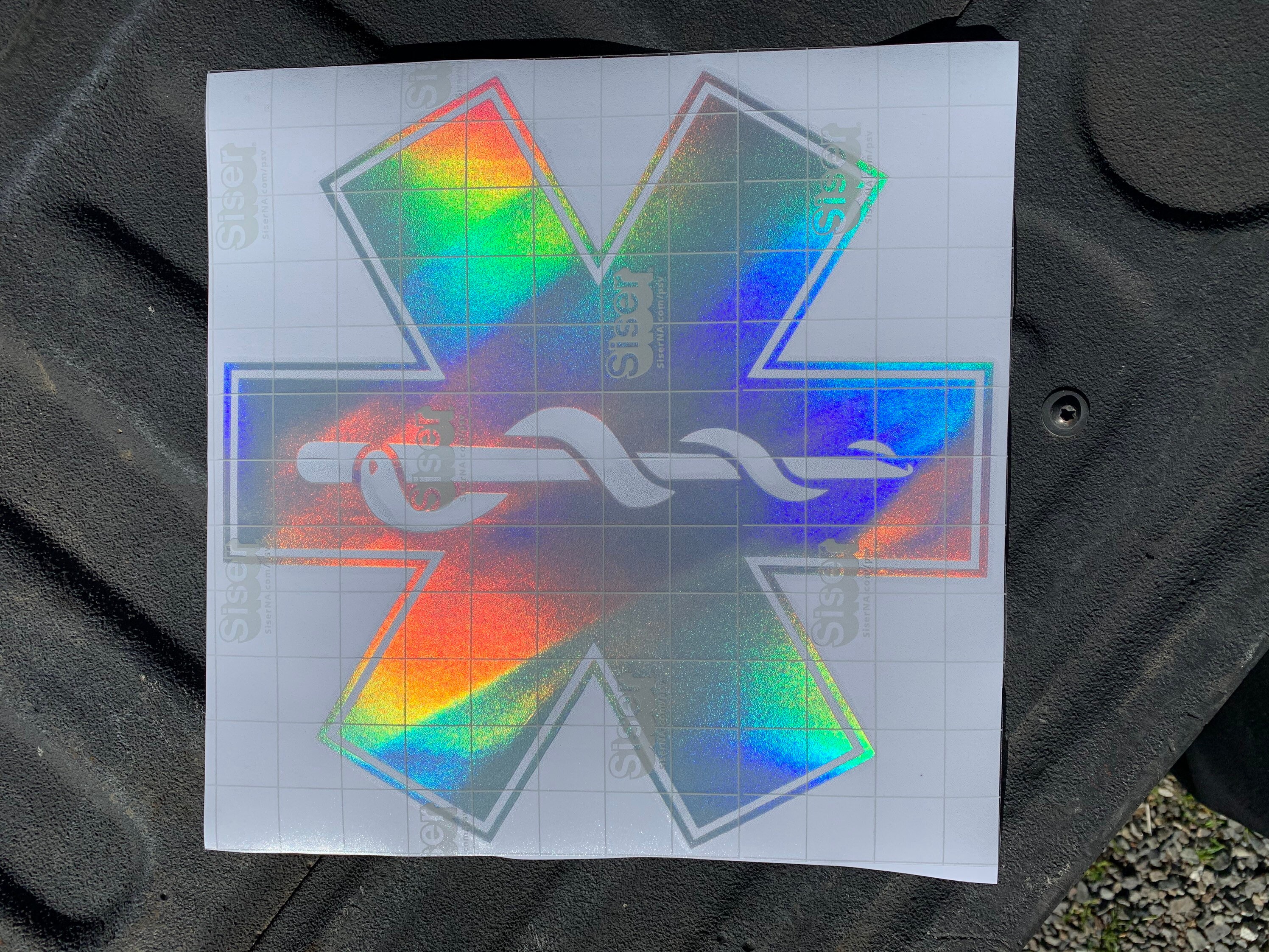 Star of Life Vinyl Sticker Holographic Decal Laptop Decal - Etsy Canada