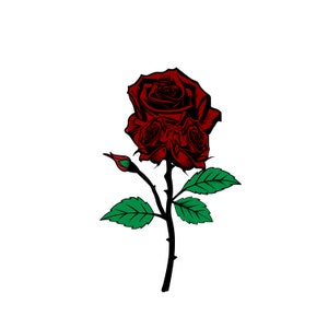 Red Roses Svg Download Png Cut File, Rose Svg Clipart Download, Love ...