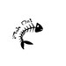 Fish Skeleton Bones SVG, Digital Download, Cricut Download File ...