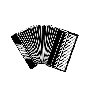 Accordion Svg Download, Musical Instrument Classical SVG Accordion ...