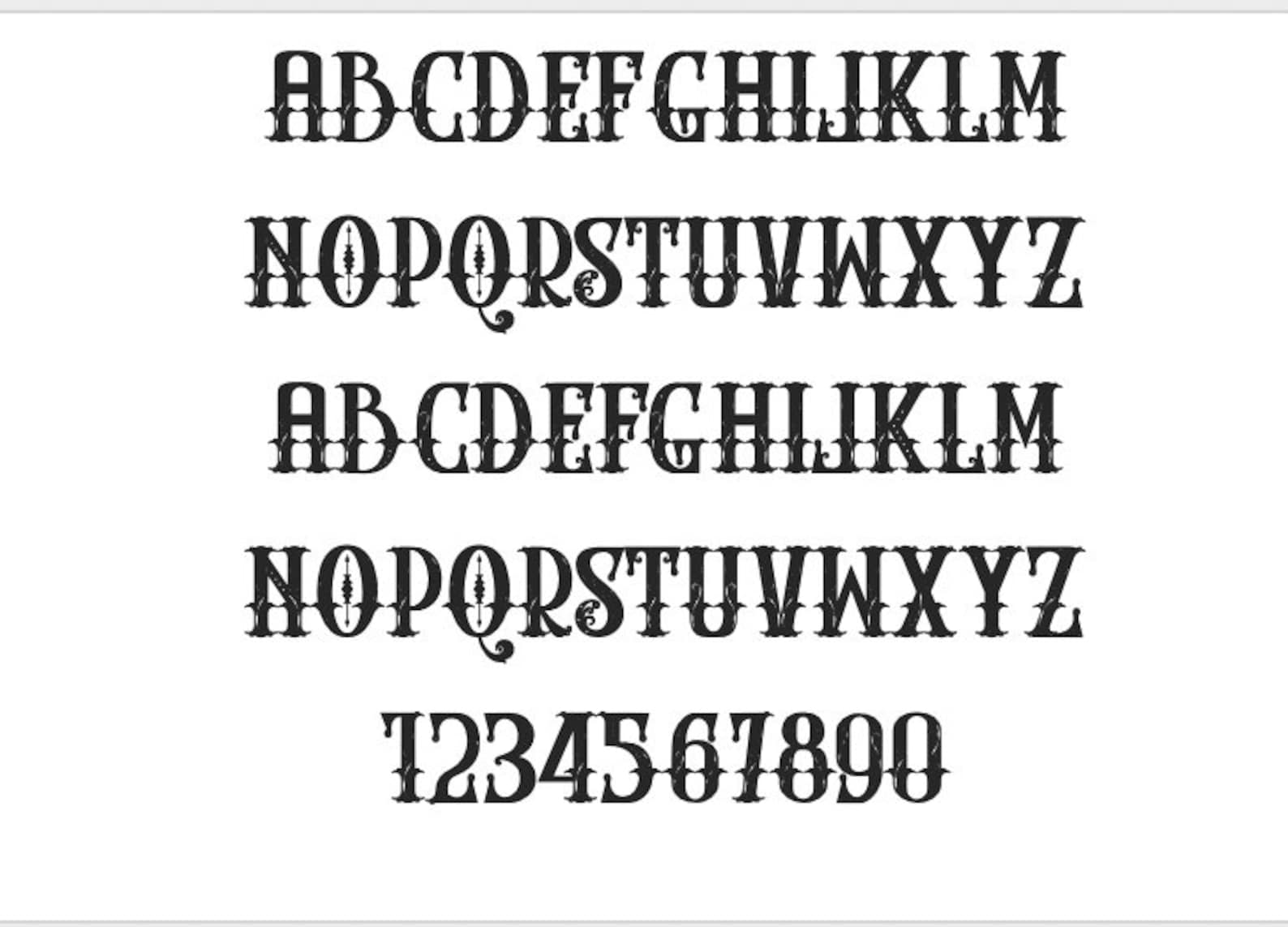 Parthenon Font Download Svg Cut File Silhouette Cricut - Etsy