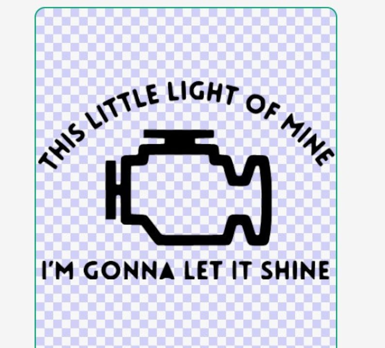 Check Engine Svg, Download File for Cricut Silhouette Circuit Svg Png ...