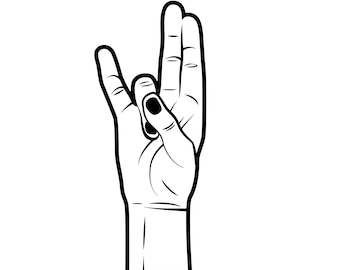Shocker Hand Skeleton Svg - Etsy