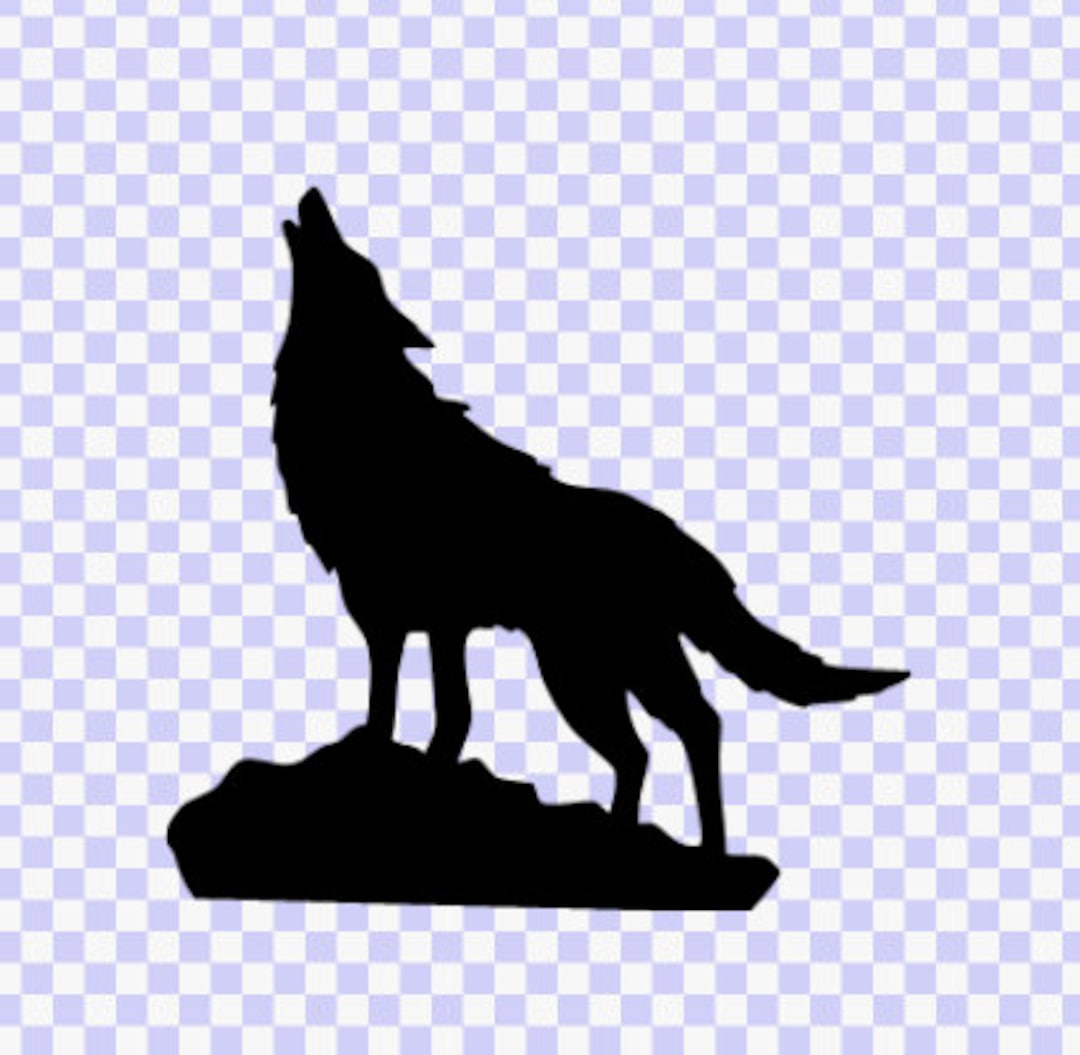 Howling Wolf SVG PNG Instant Digital Download Commercial Use, Wolf Svg ...