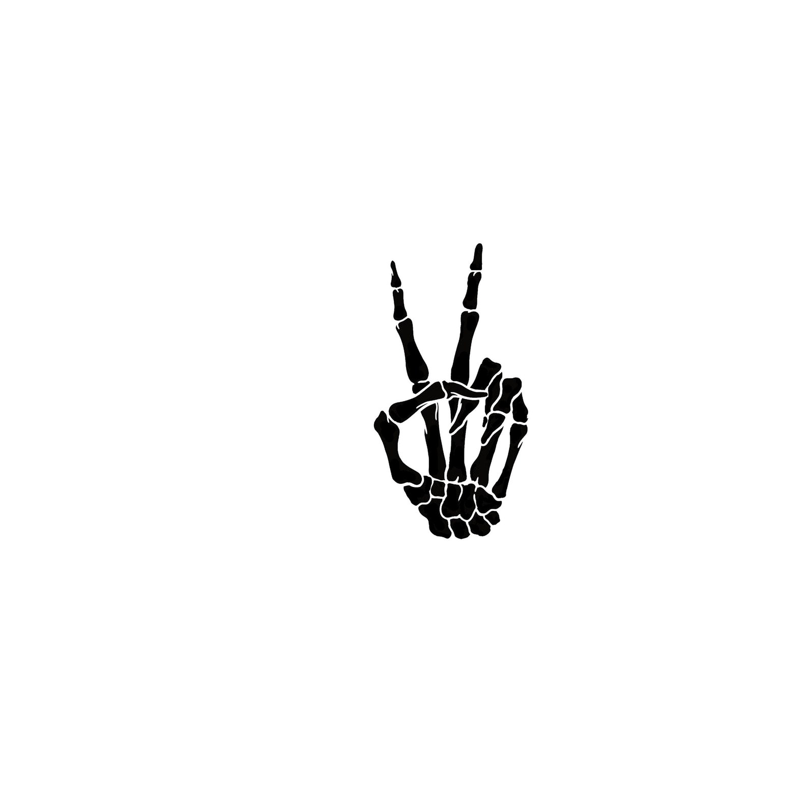 Peace Skeleton Hand Svg Instant Digital Download Cricut Svg - Etsy