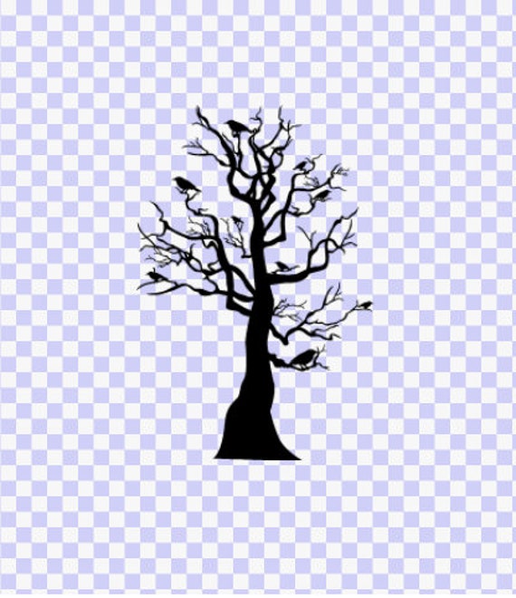Old Gothic Tree Download File Svg Instant Digital Download | Etsy
