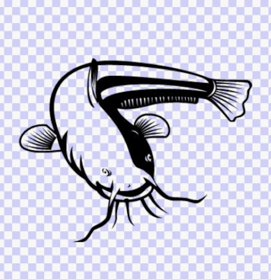 Catfish Instant Digital Download Fishing Svg Png Catfish Svg | Etsy