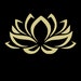 2 Color Option Gold Lotus Flower Png Sacred Geometry Lotus - Etsy