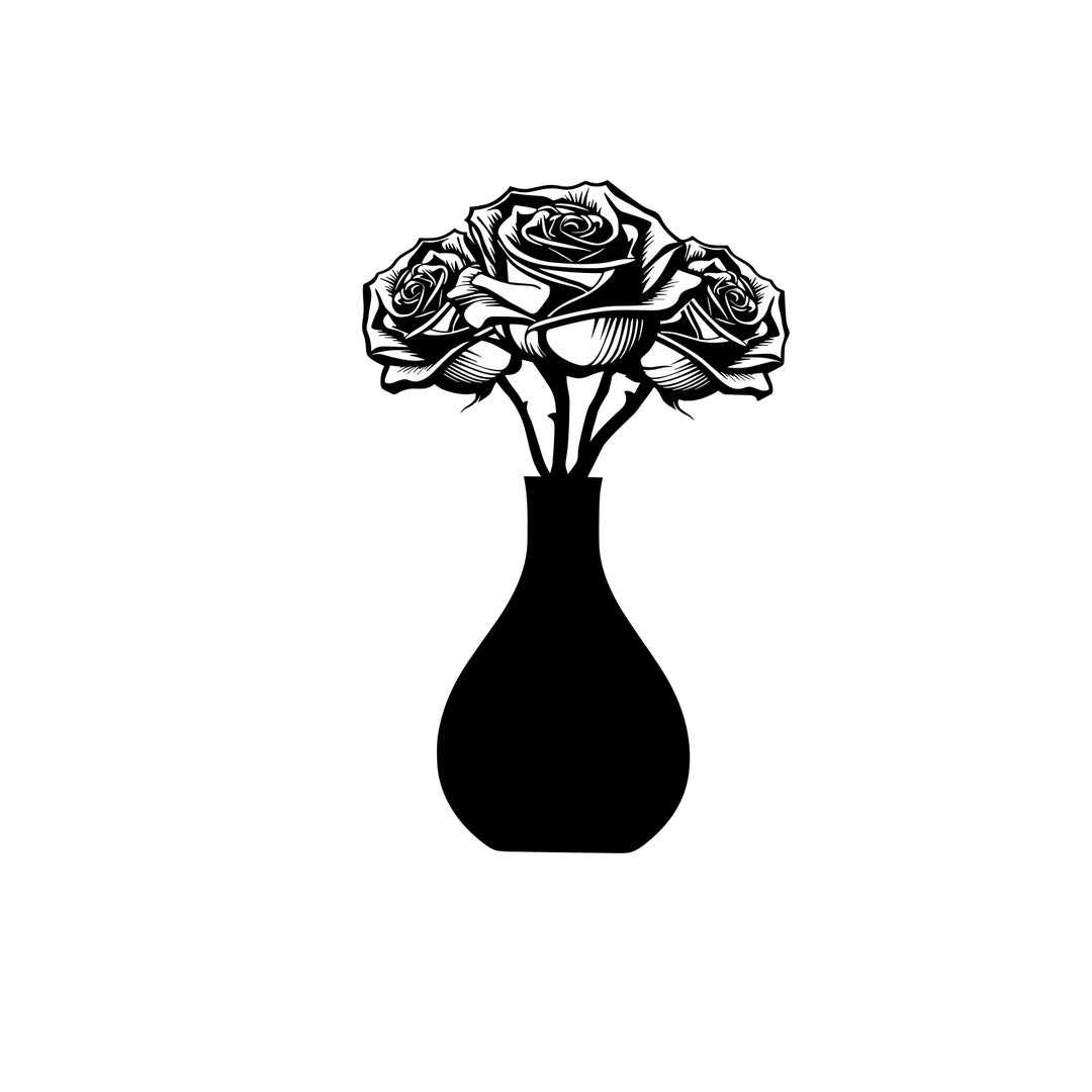 Roses Svg Flower Download, Svg Png Cut File, Rose Clipart, Wedding Gift ...