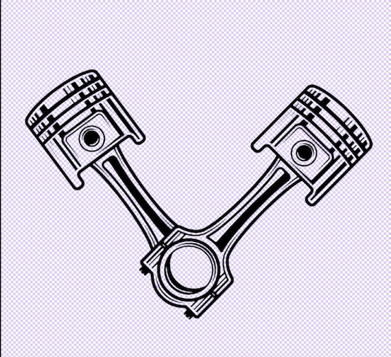 Crossed Pistons Clipart