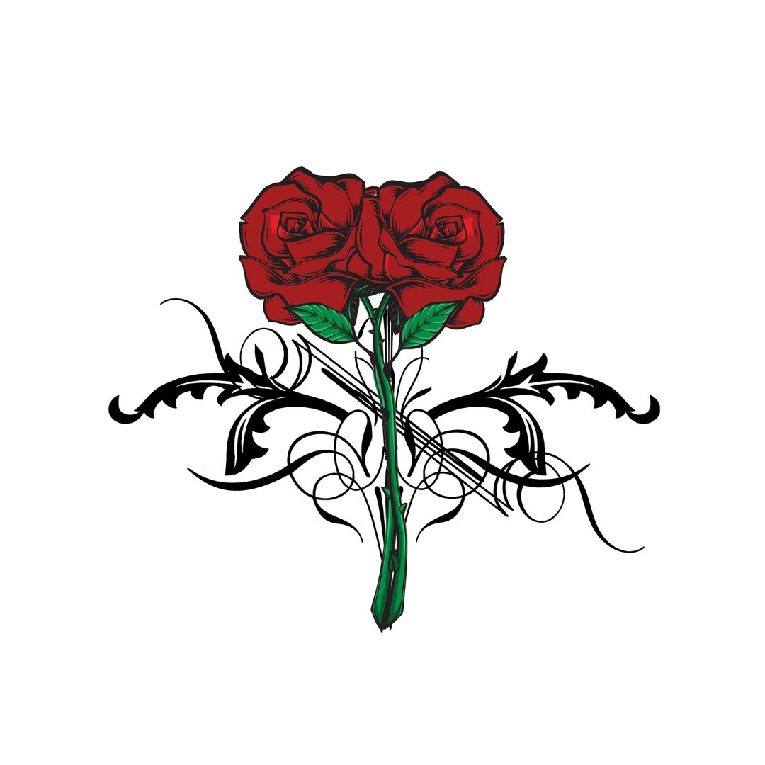 RED Rose Download Cut File Bmp Png, Jpg Cricut, Valentine's Day, Rose ...