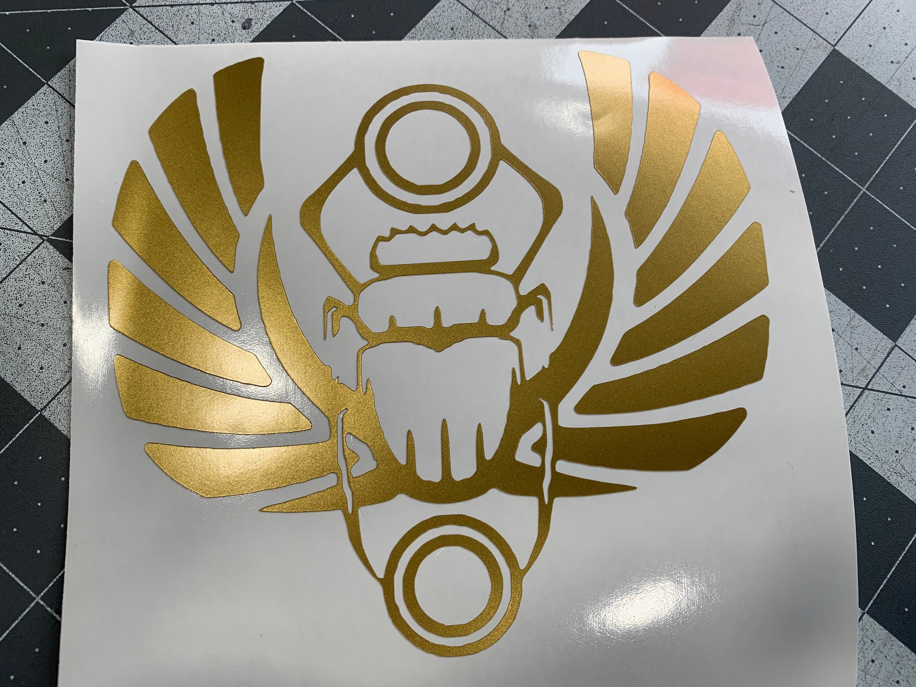 Egyptian Scarab Beetle Decal, Gold Vinyl Decal, Car Window Decal ...