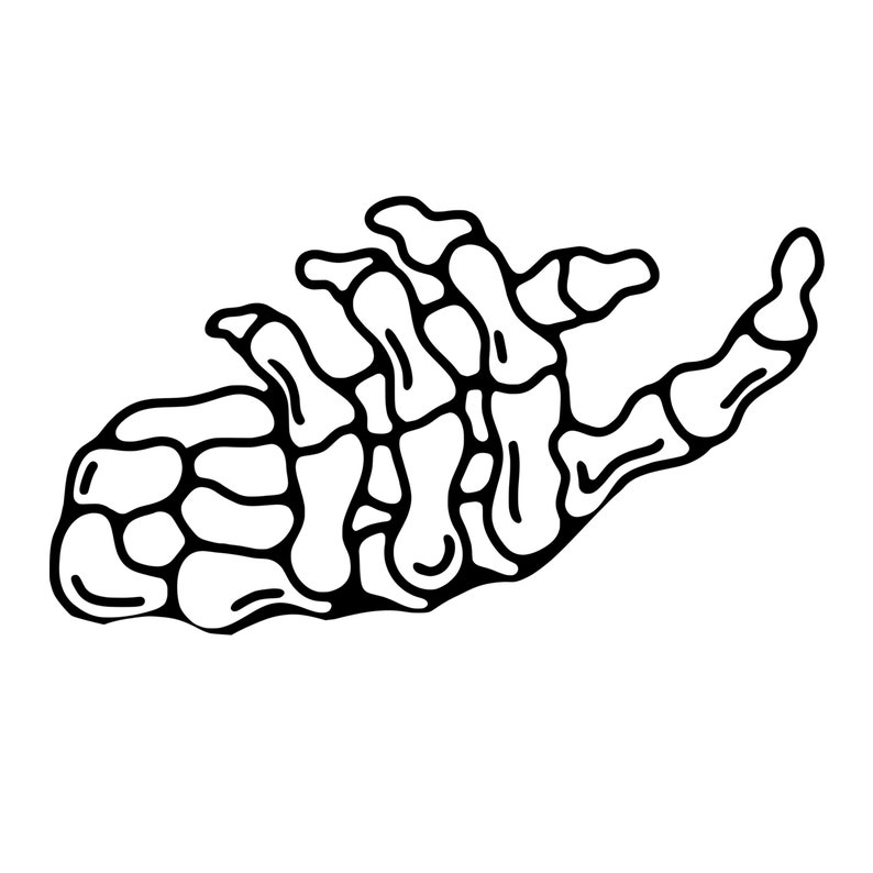 Skeleton Hand Pointing Svg Instant Digital Download Cricut - Etsy Ireland
