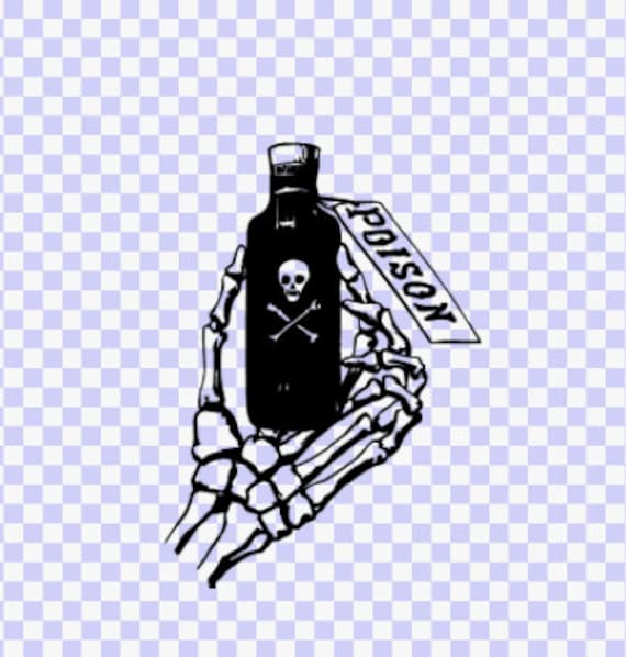 Poison Bottle In Hand