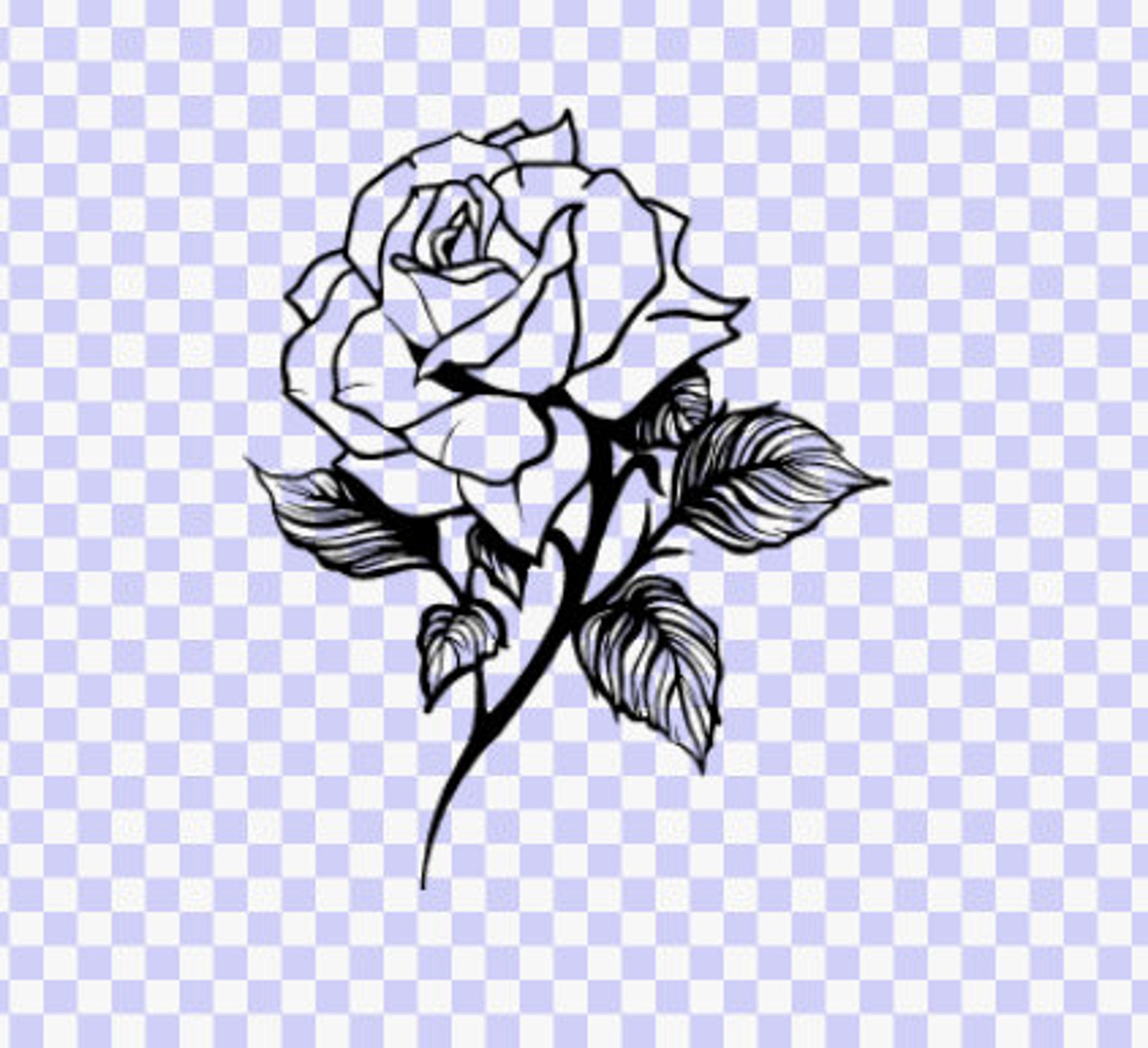 Single Rose Svg Flower Download Svg Png Cut File Rose clip - Etsy