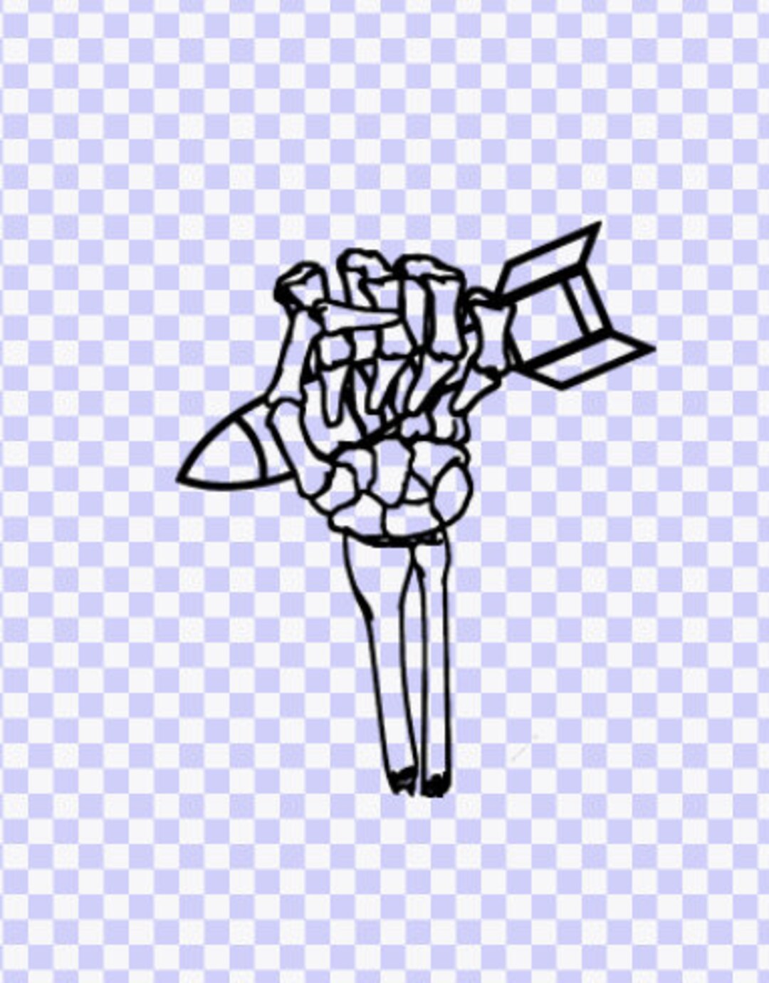 Skeleton Fist svg Digitale Download-Datei, Demonstration Bomber svg ...