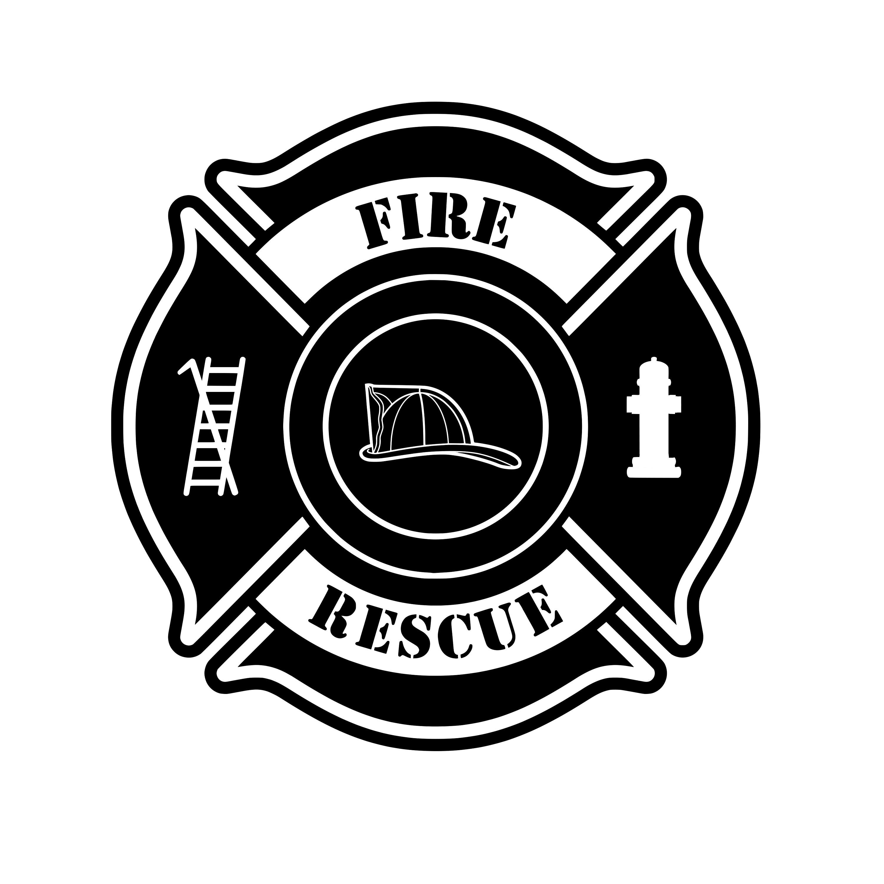 Fire Department Svg, Png, BMP, Jpg Firefighter Logo Download Cut File ...