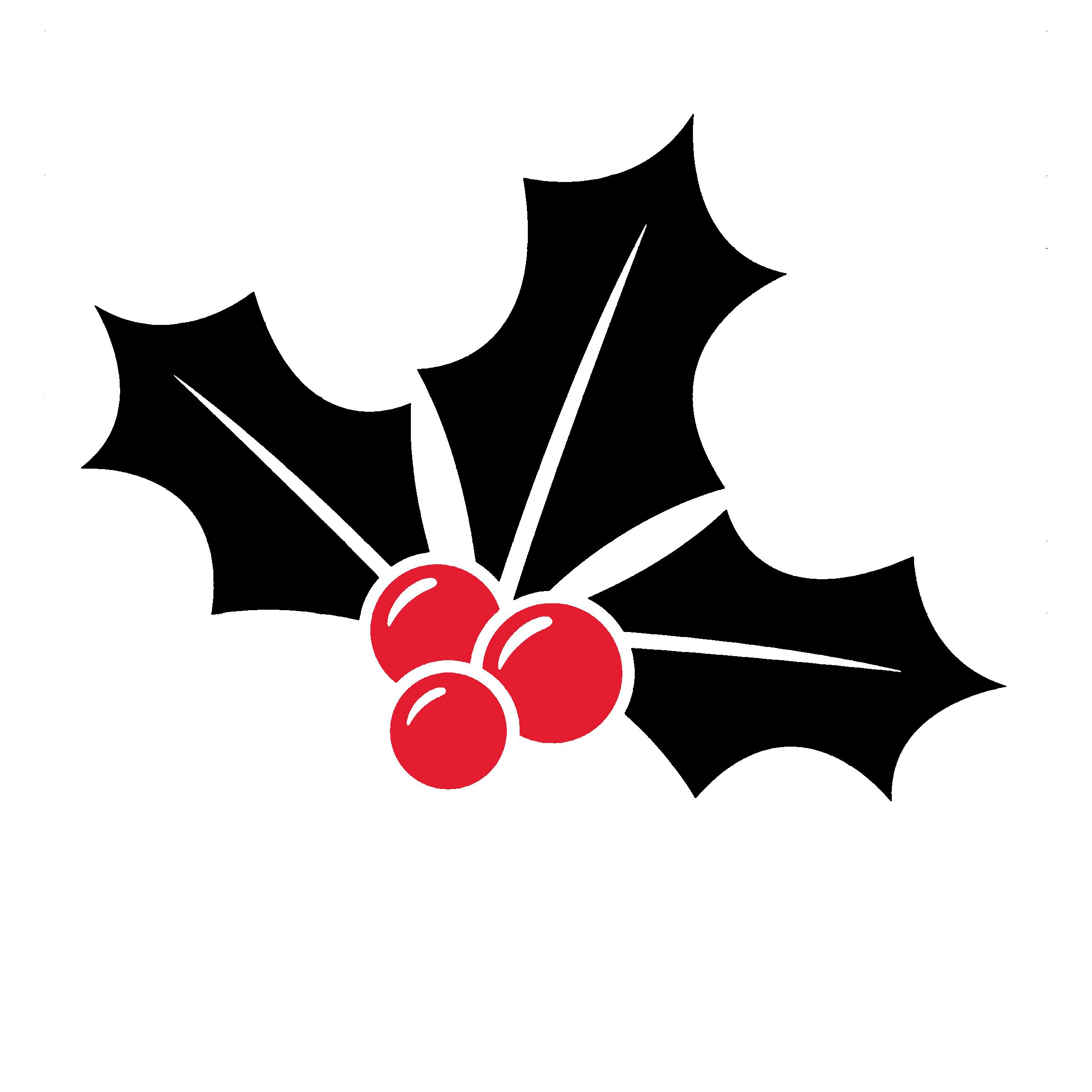 Christmas Holly Svg Instant Digital Download Cricut Svg Winter ...
