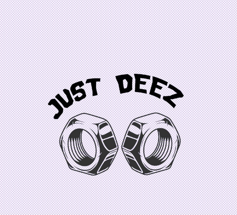 Funny Deez NUTS SVG Download Cut File Silhouette Clipart | Etsy UK