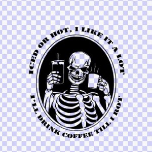 Coffee Skull Svg Grunge Digital Download Vector Vile, Cricut Svg Png ...