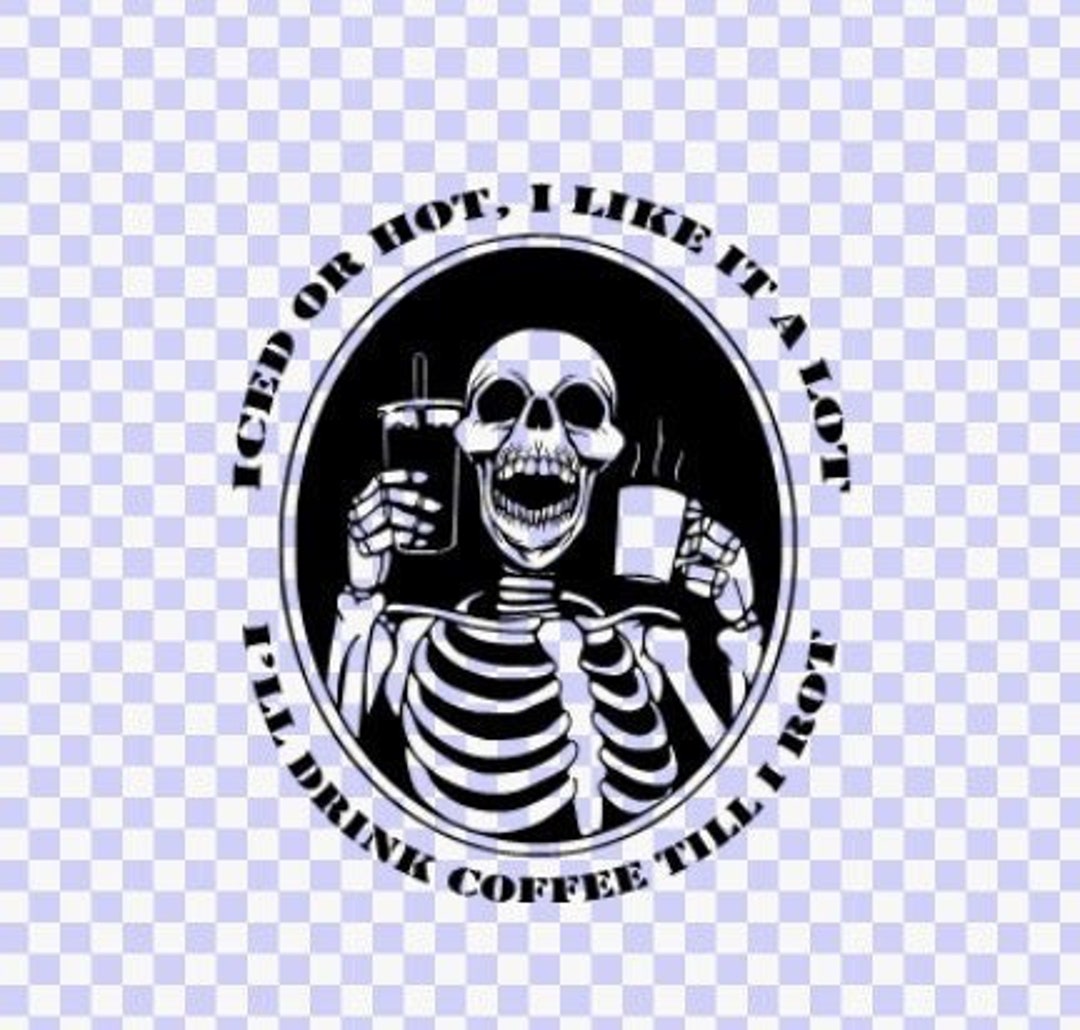 Coffee Skull Svg Digital Download Vector Vile, Cricut Svg, Png ...