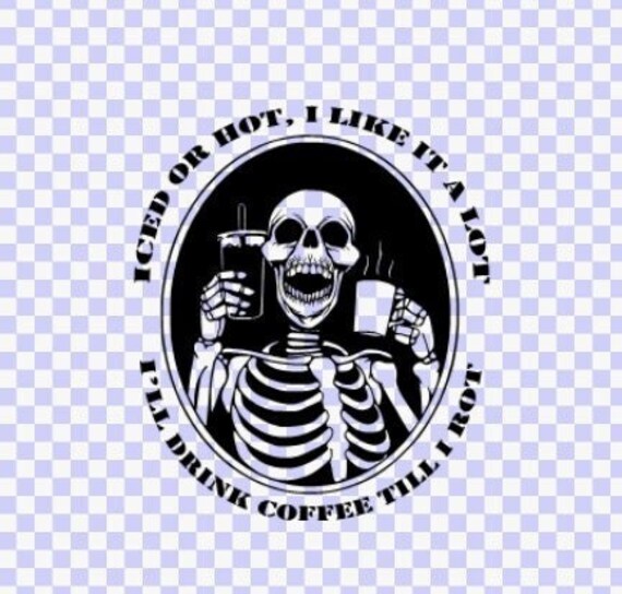 Coffee Skull Svg Digital Download Vector Vile Cricut Svg Png - Etsy