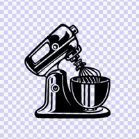 Mixer SVG - Baking SVG - Kitchen Mixer SVG - Kitchen Aid Svg - Stand ...