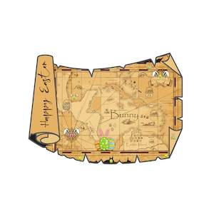Easter Egg Hunt Treasure Map Svg Digital Download Cut File, Easter Svg ...