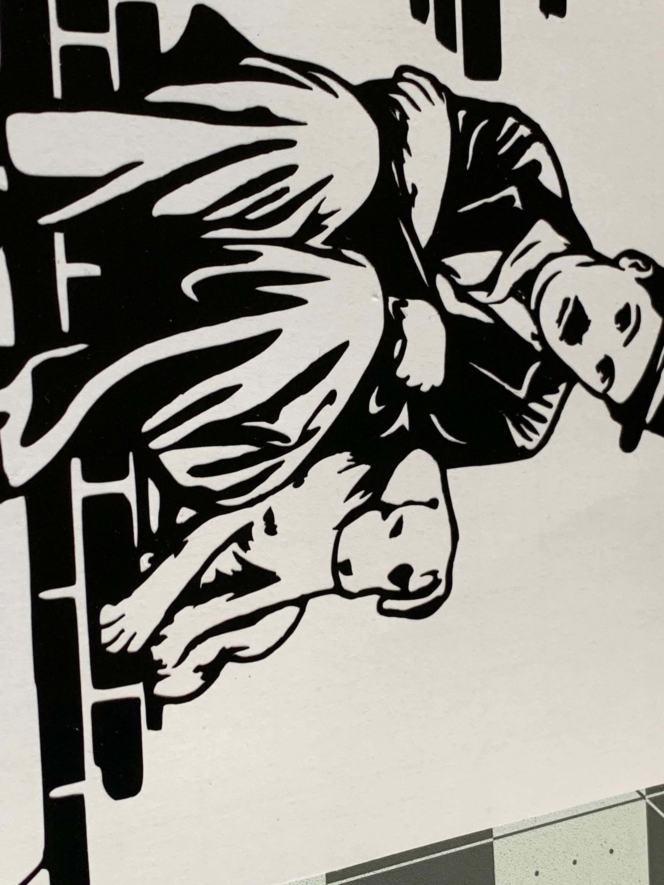 Charlie Chaplin Black Vinyl Sticker Decal Classic Dog | Etsy