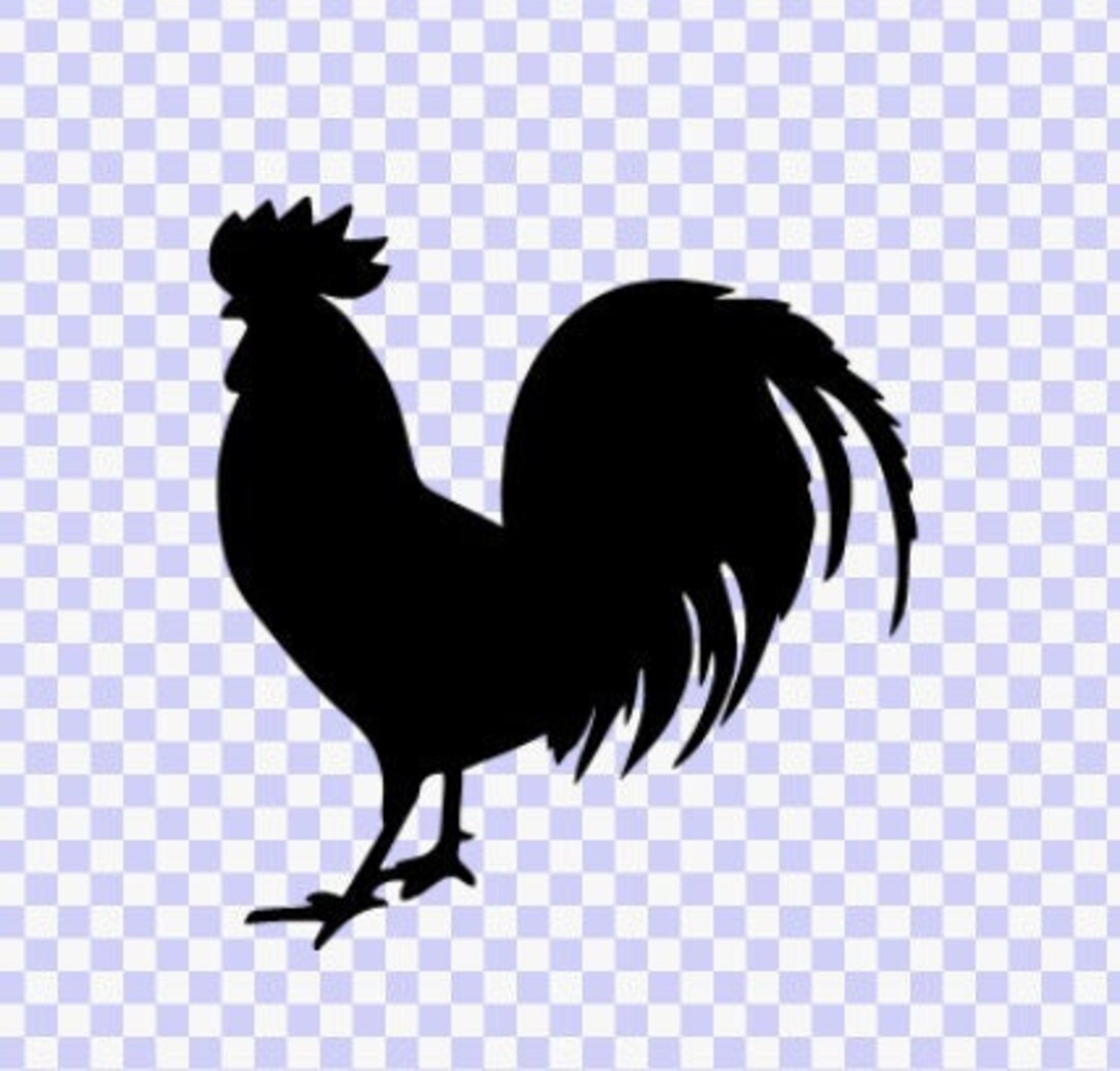 Gallo Svg descarga png Vida de granja Animal Gallo - Etsy España