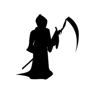 Sensenmann svg, digitaler download, Horror, Sensenmann Clipart Vektor ...