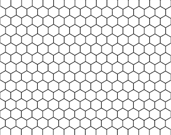 Honeycomb Pattern SVG Files Seamless Hexagon Pattern Cut Files ...