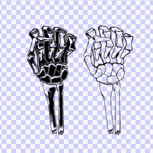 Skeleton Fist Hand Svg Download, Cricut Svg, Clip Art, Png, Svg ...