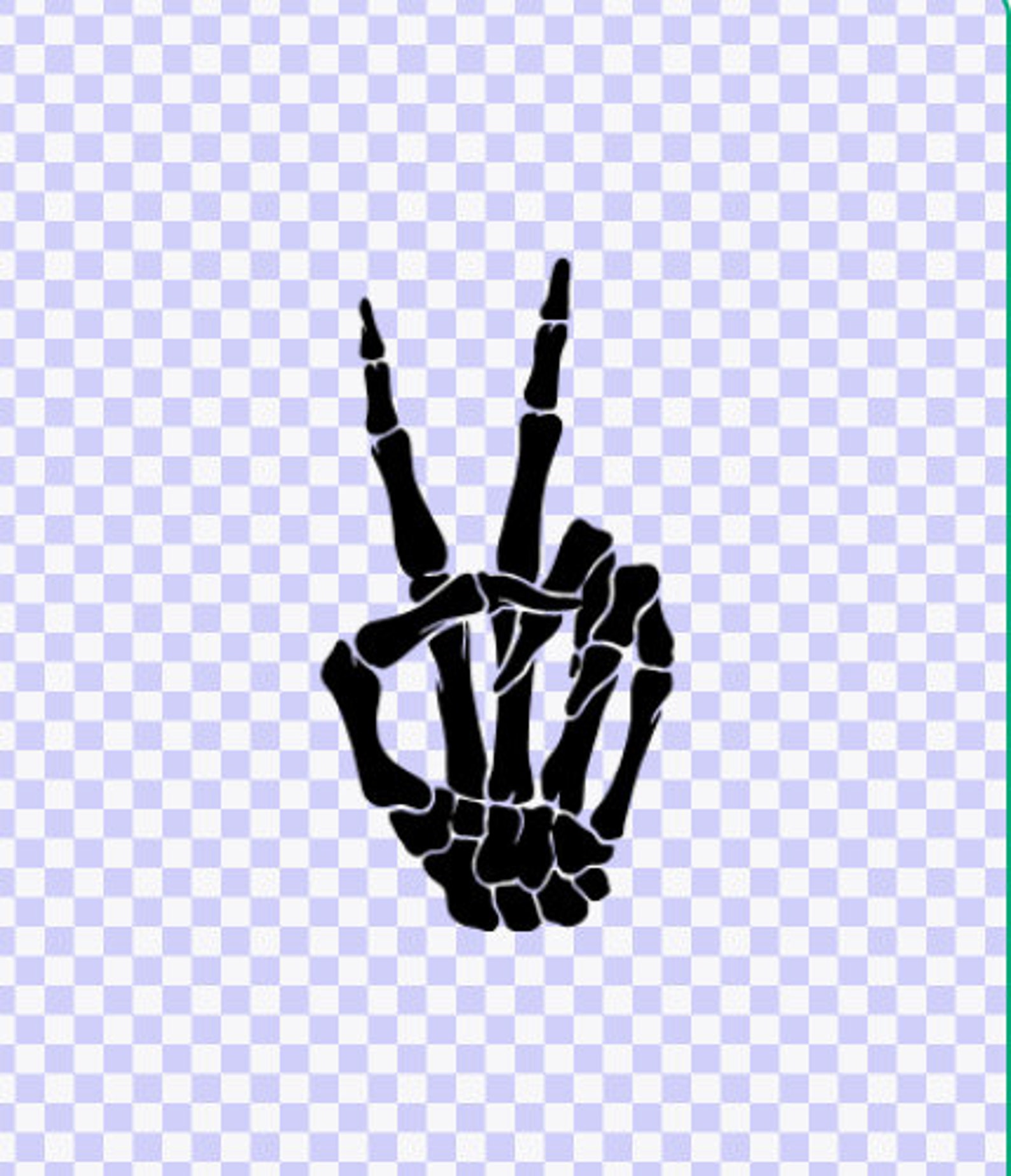 Peace Skeleton Hand Svg Instant Digital Download Cricut Svg - Etsy