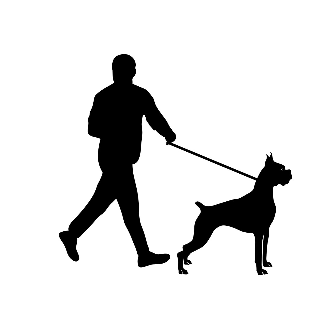 Boxer Dog Svg PNG Download, Dog Walking Svg Cut File, Cricut, Cameo ...