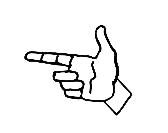 Finger Svg, Pointing Finger SVG, Hand Svg, One Finger Svg, 1 Finger Svg ...
